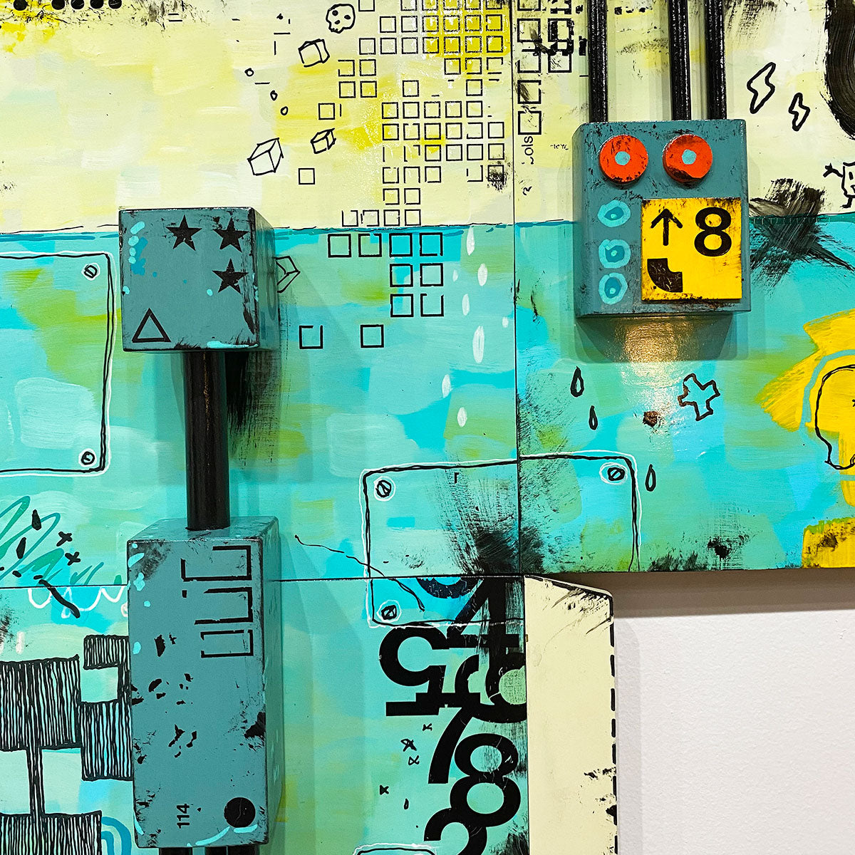 "Unfolded Cube-Bot" by James Demski - Jimbot – Scout Gallery